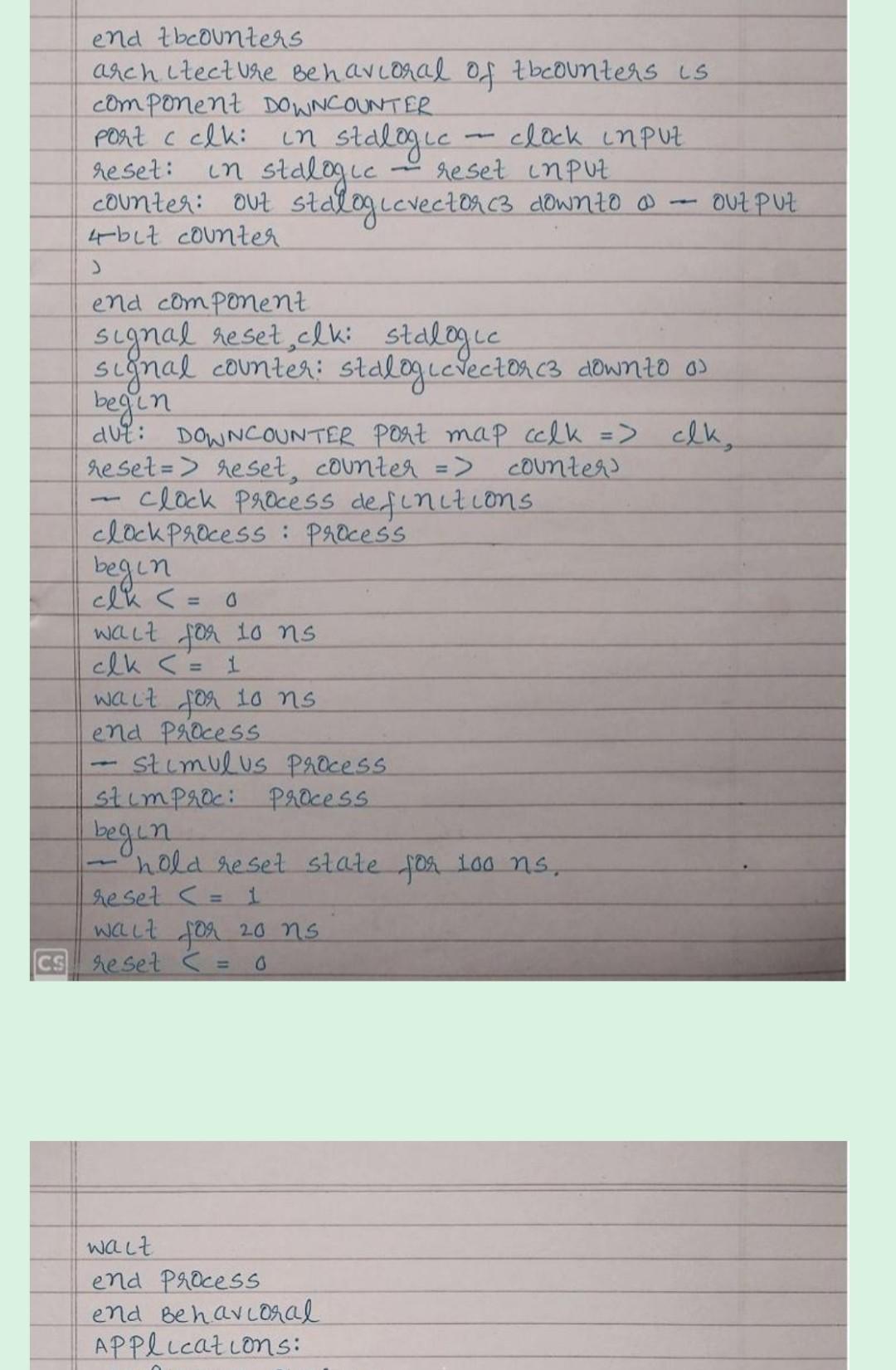 Solved Explain the libraries, commands, Architecture and | Chegg.com