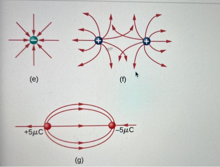 Solved 100. Which of the following electric field lines are | Chegg.com