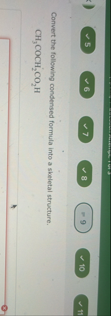 Solved 5910 11Convert the following condensed formula into | Chegg.com