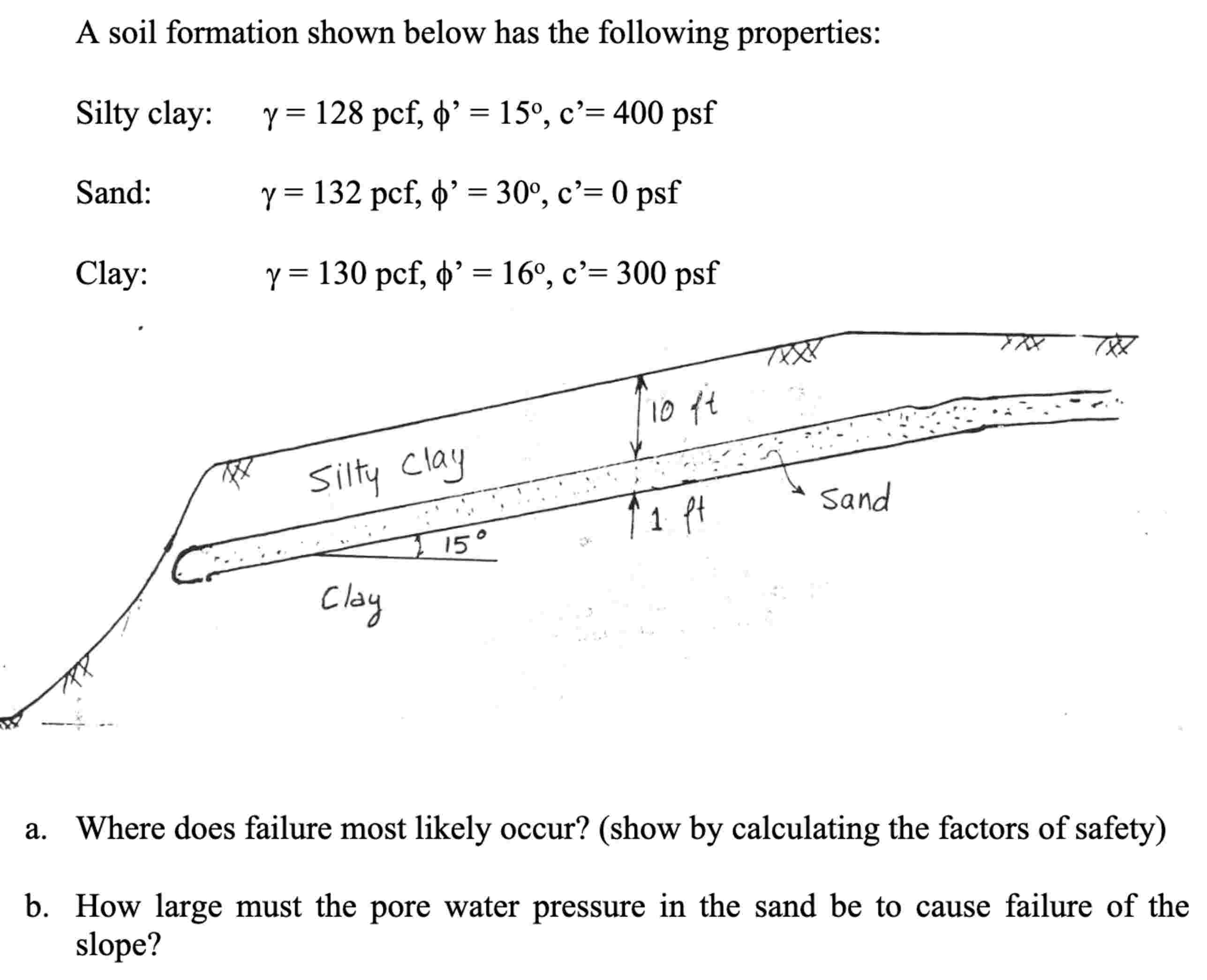 a. ﻿Where does failure most likely occur? (show by | Chegg.com