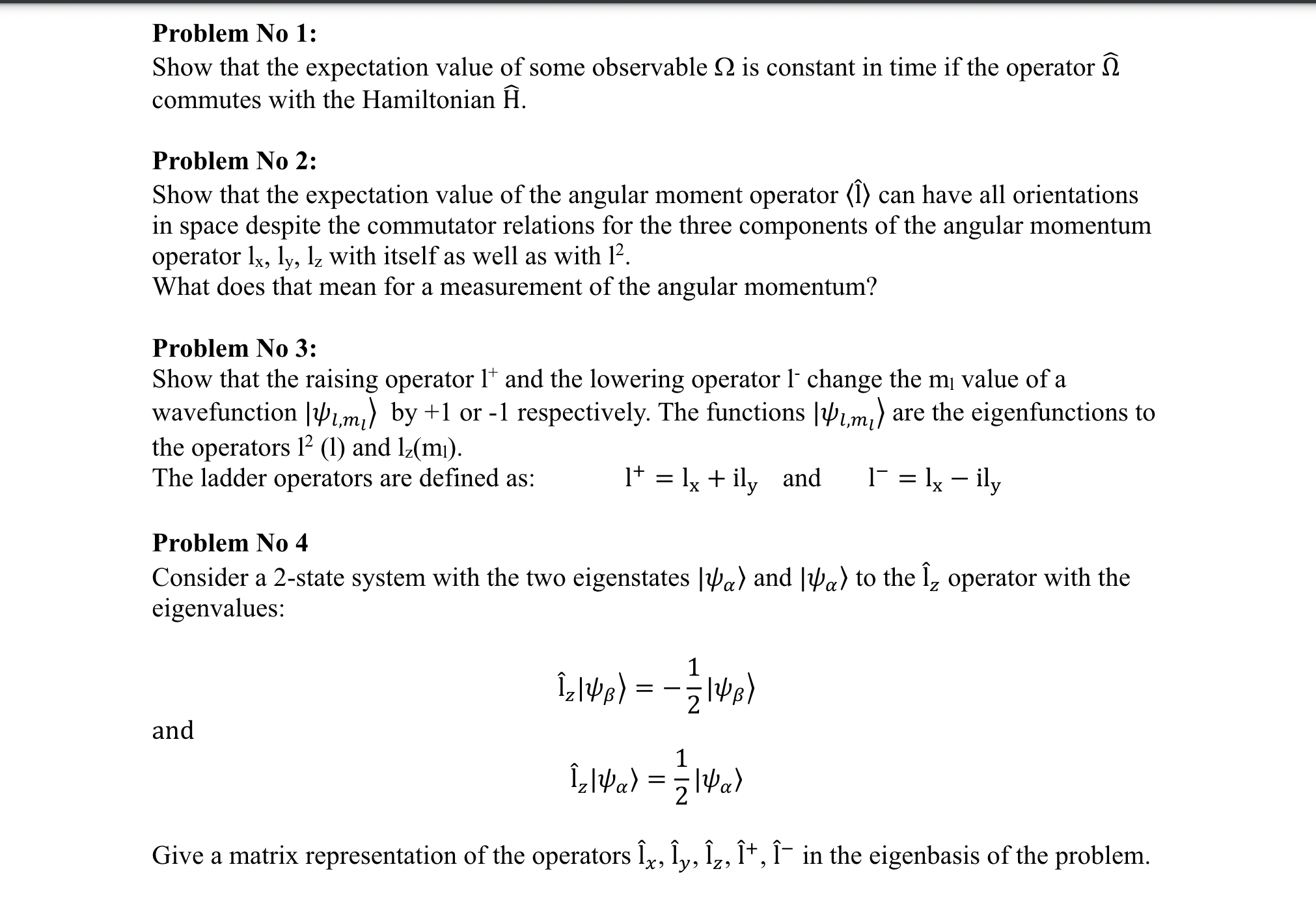 Problem No 1:Show that the expectation value of some | Chegg.com