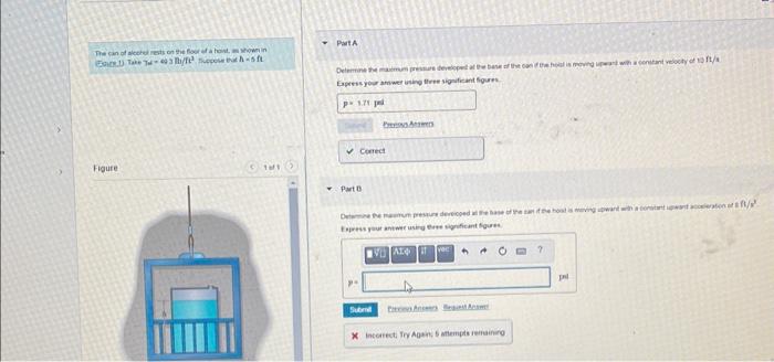 Solved De cin of alcotel rets on tie foor af a tood, = whin | Chegg.com