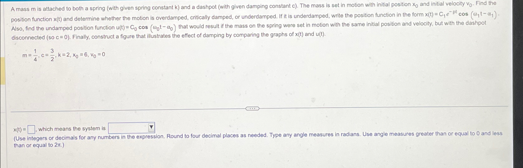 Solved disconnected so c=0 ). ﻿Finally, construct a figure | Chegg.com