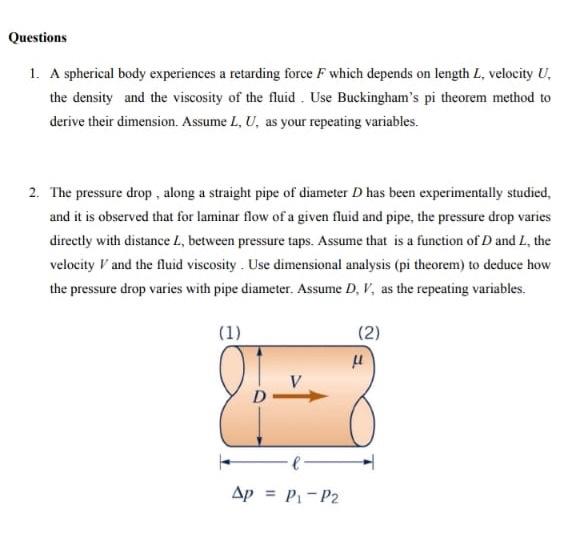 Solved 1. A spherical body experiences a retarding force F | Chegg.com
