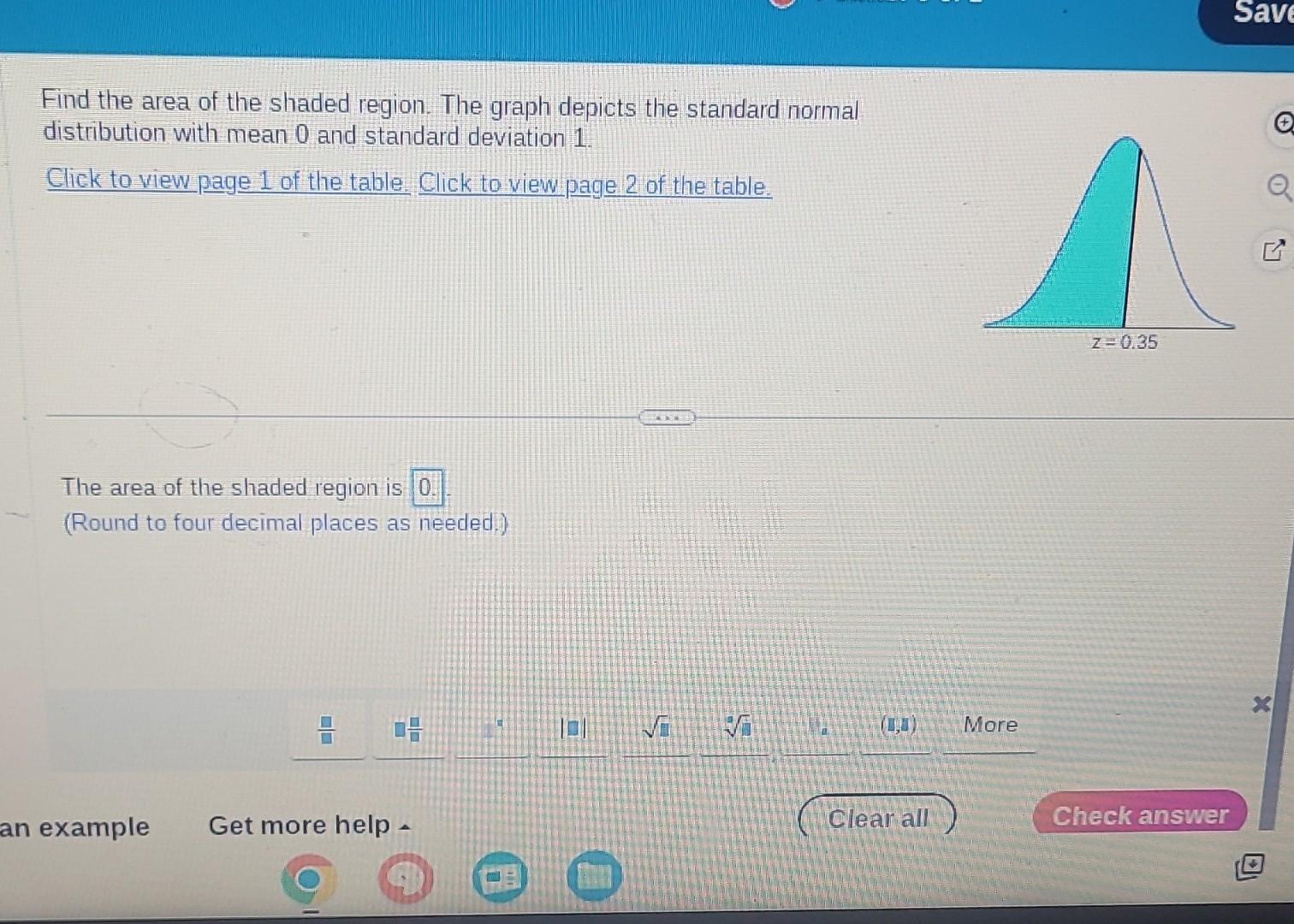 Solved Find the area of the shaded region. The graph depicts | Chegg.com
