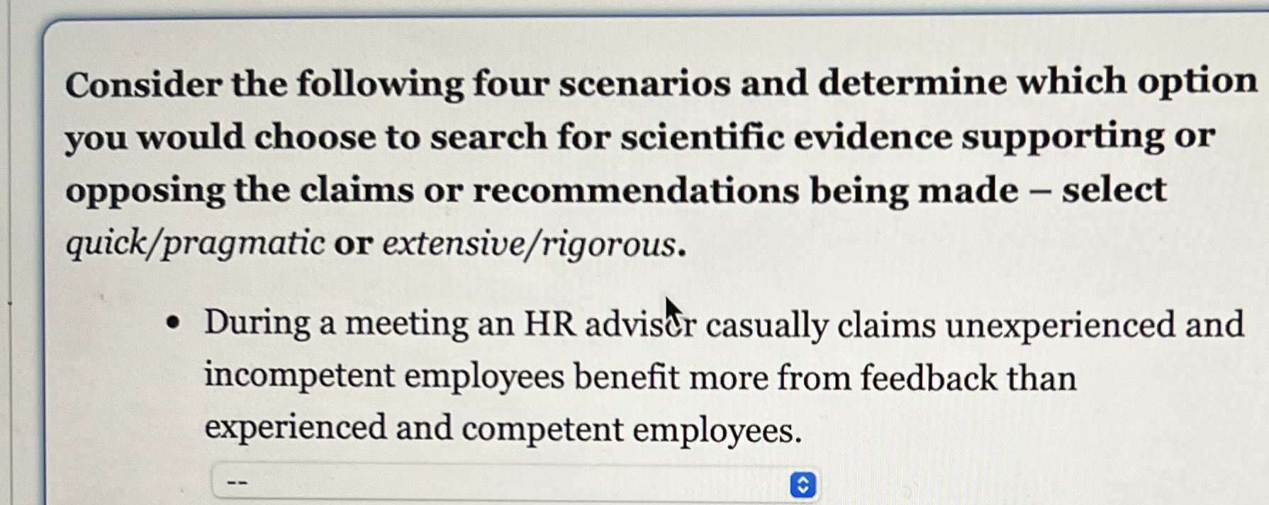 Solved Consider the following four scenarios and determine | Chegg.com