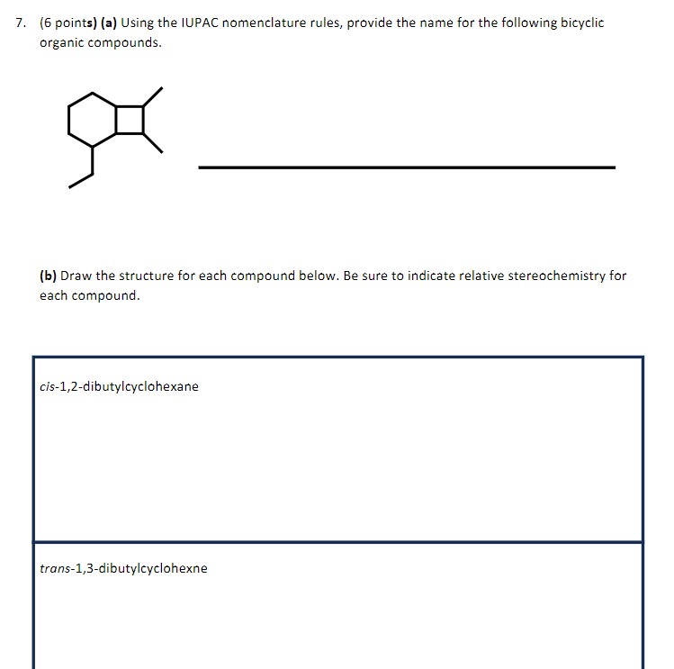 Solved Using the IUPAC nomenclature rules, provide the name | Chegg.com