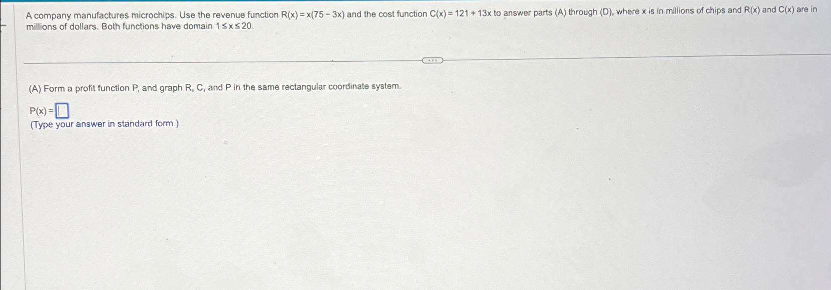 Solved millions of dollars. Both functions have domain | Chegg.com