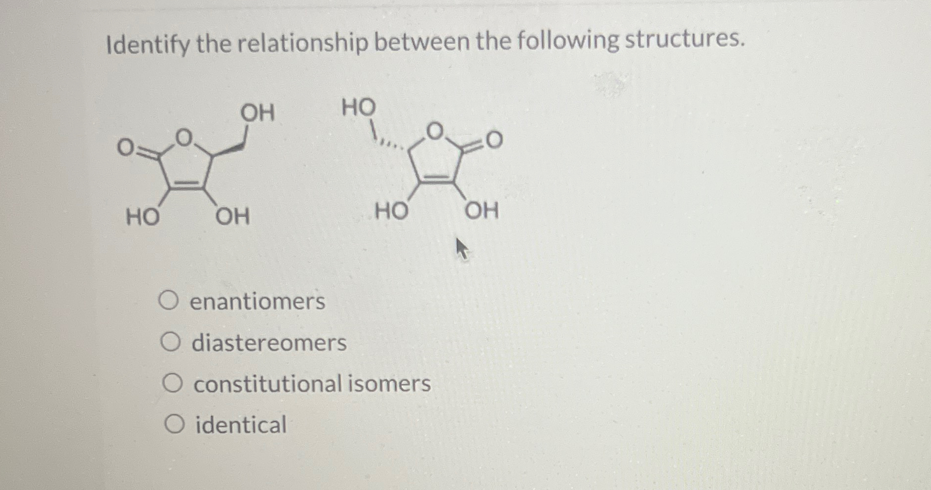 Solved Identify the relationship between the following | Chegg.com