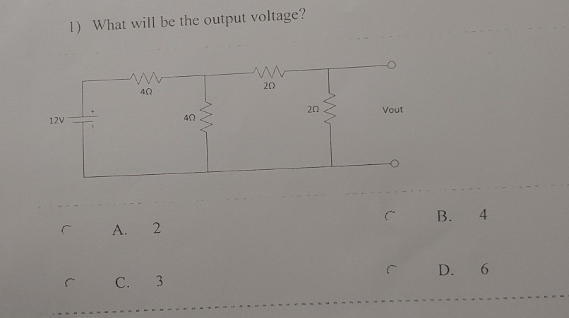 Solved What will be the output voltage? | Chegg.com