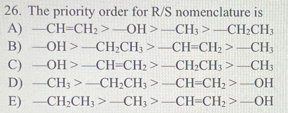 Solved The priority order for RS ﻿nomenclature | Chegg.com