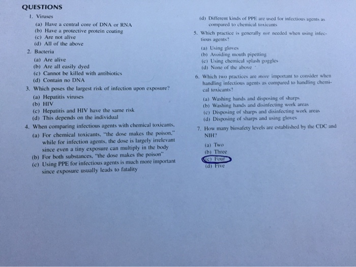 Solved QUESTIONS 1. Viruses (a) Have a central core of DNA | Chegg.com