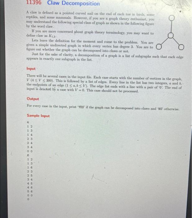 Solved A claw is defined as a pointed curved nail on the end | Chegg.com