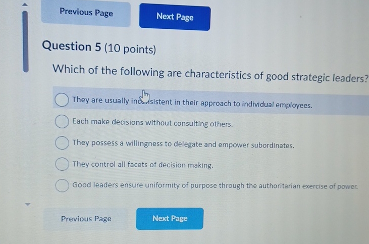 Solved Question 5 (10 ﻿points)Which of the following are | Chegg.com