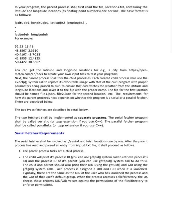 Solved Part I Overview Write a simple shell program called | Chegg.com