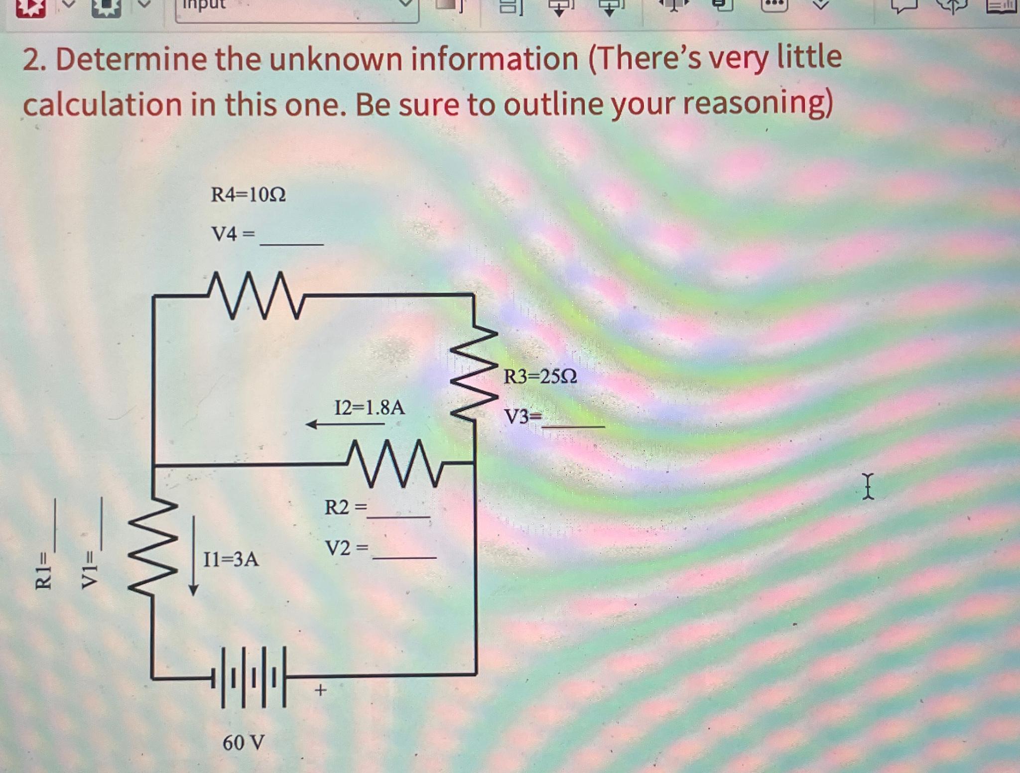 Solved Determine the unknown information (There's very | Chegg.com