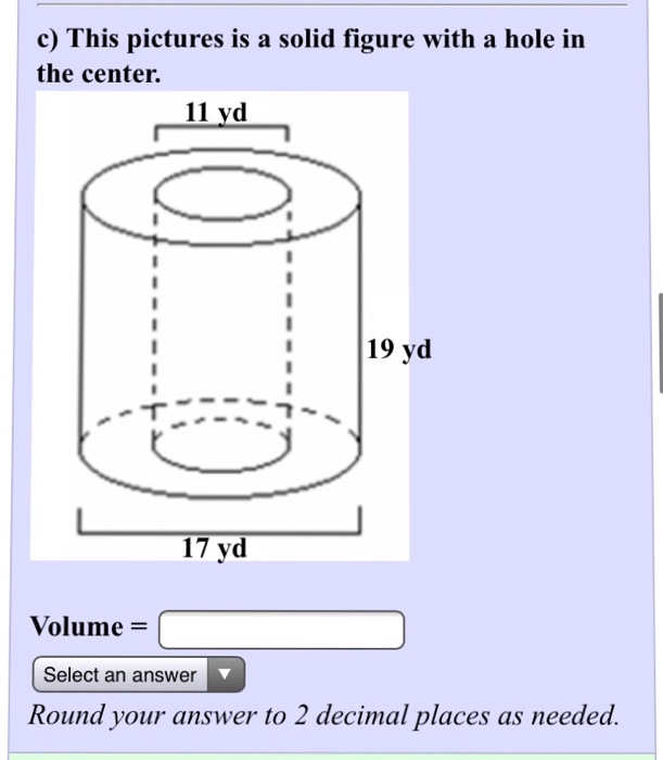 Solved 1) Find the volumes of the following solids below. | Chegg.com