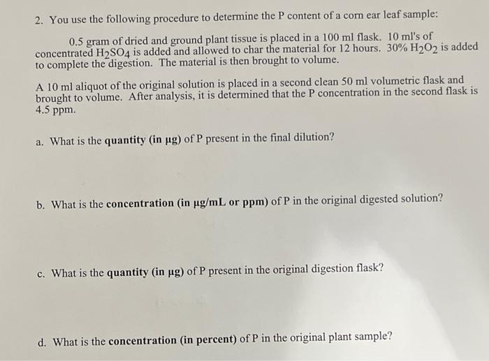 Solved 1. a) A lab technician is asked to make a | Chegg.com