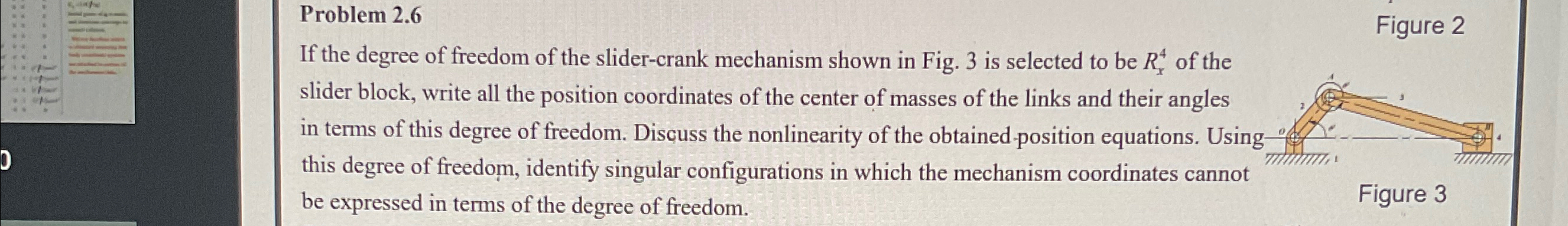 Solved Problem 2.6If the degree of freedom of the | Chegg.com