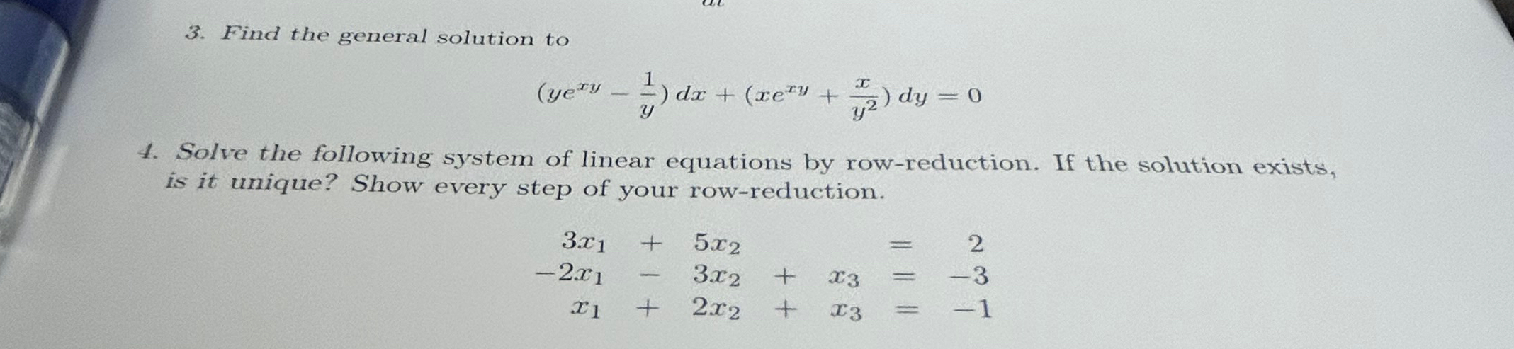 Solved Find the general solution | Chegg.com