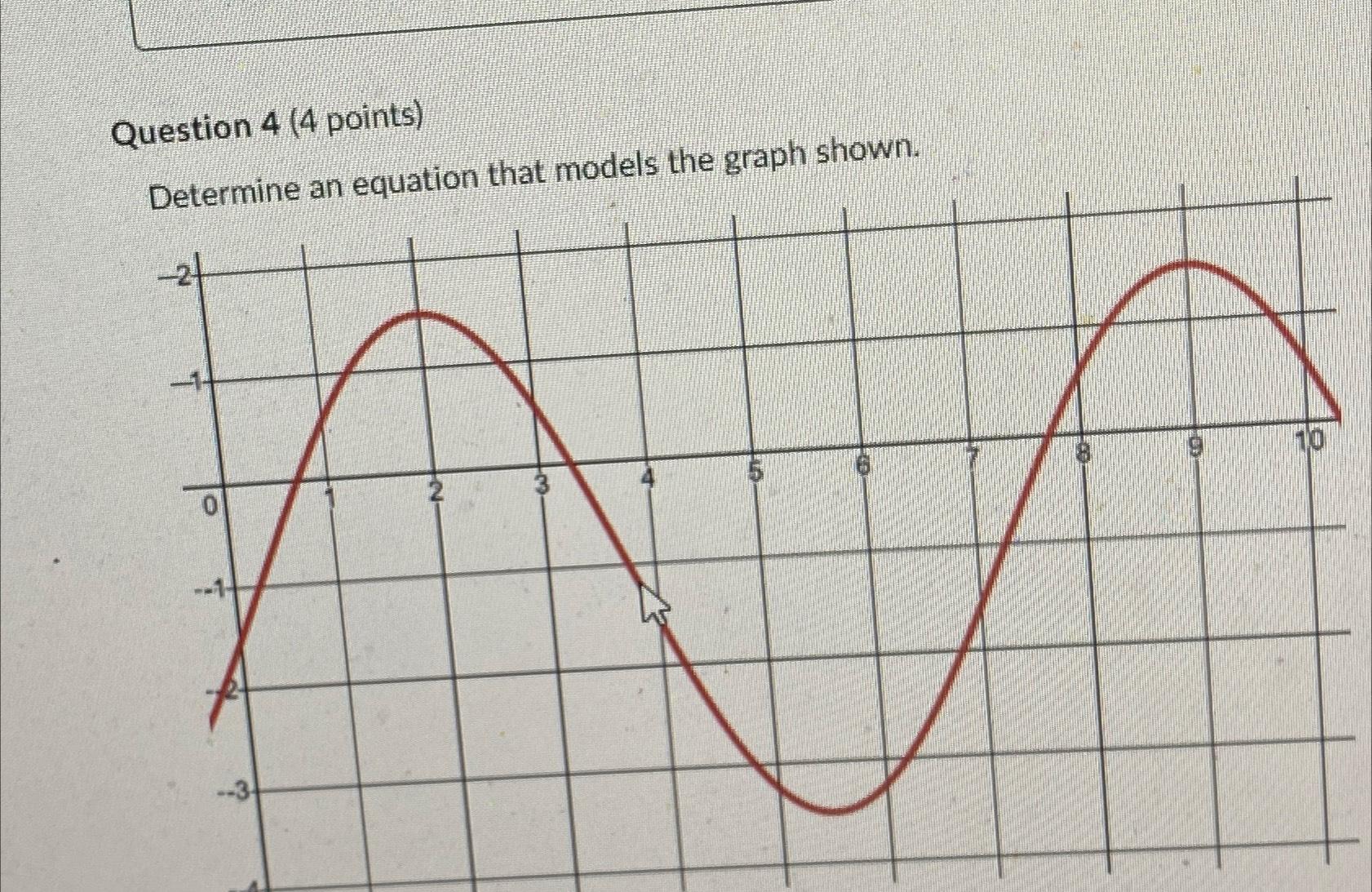 Solved Question 4 ( 4 points)Determine an equation that | Chegg.com Solved Question 4 ( 4 points)Determine an equation that | Chegg.com