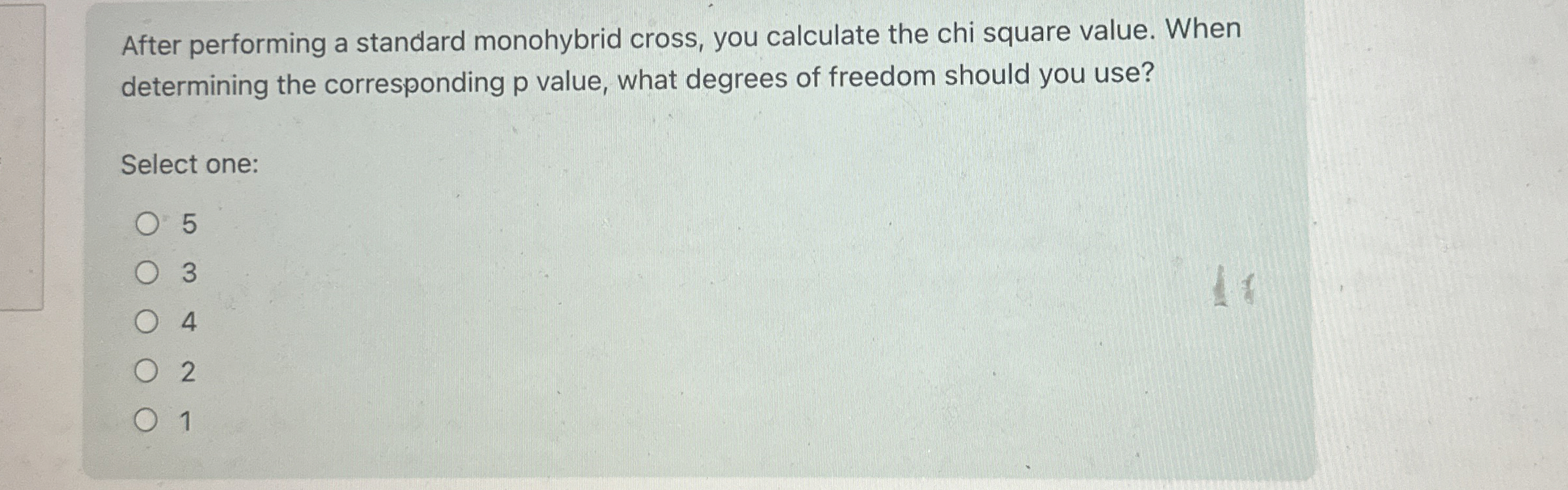 Solved After performing a standard monohybrid cross, you | Chegg.com