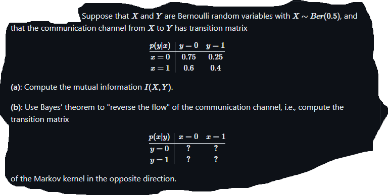 Solved Suppose that x ﻿and Y ﻿are Bernoulli random variables | Chegg.com