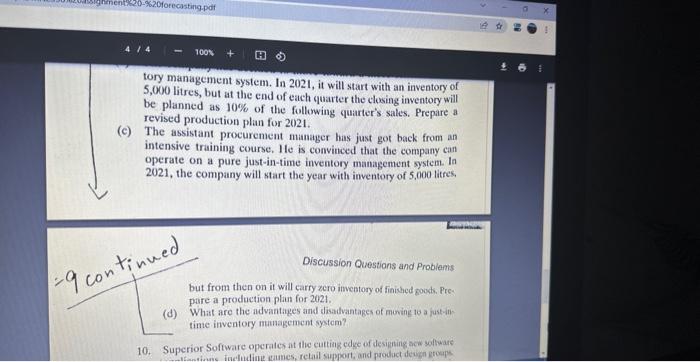 Solved The Fragrances Division of Consumer Cosmetics is | Chegg.com