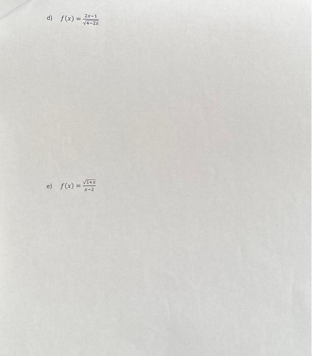 Solved 1. Evaluate each function at the given points: a) | Chegg.com