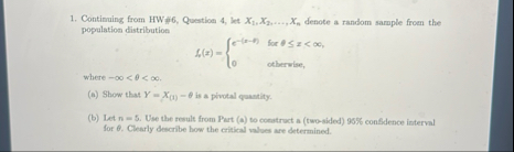 Solved Let x1,x2,cdots,xn ﻿be a random sample from the | Chegg.com
