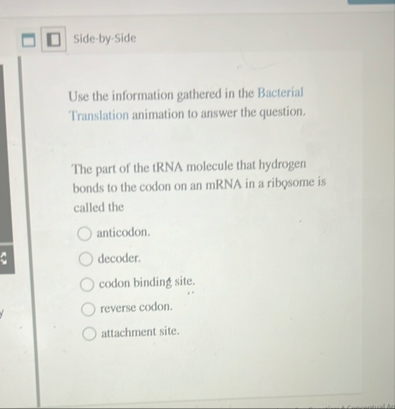 Solved Side-by-SideUse the information gathered in the | Chegg.com