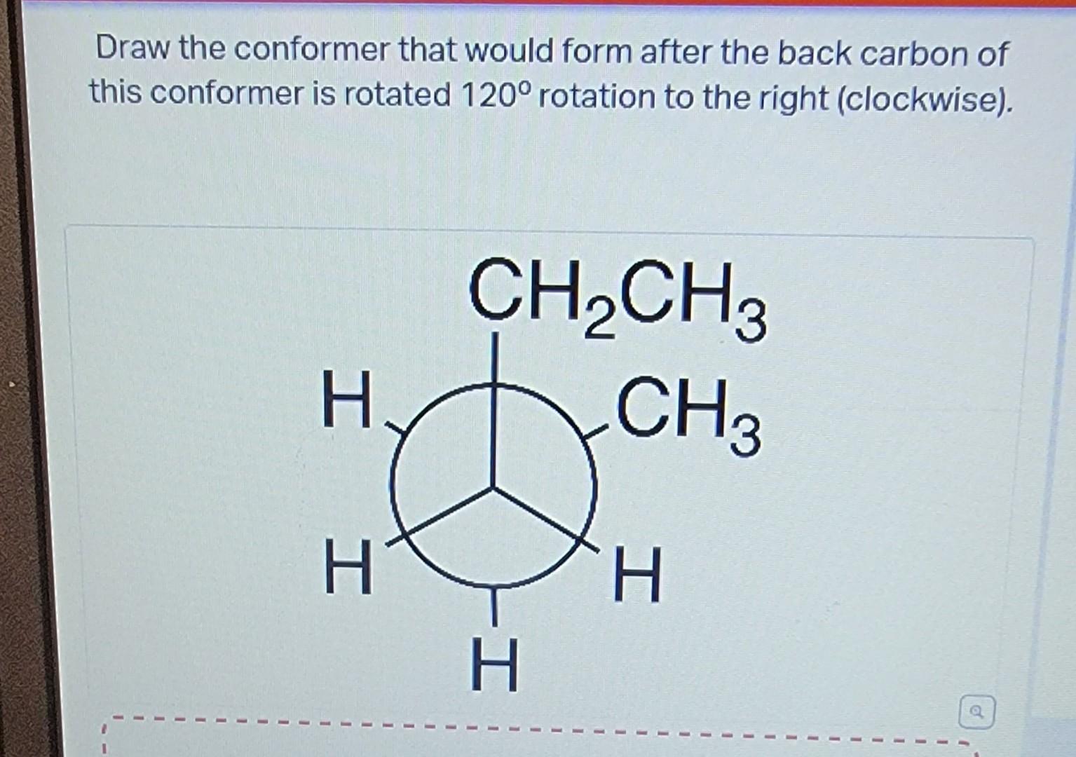 Solved Starting from the wedge-and-dash structure below | Chegg.com