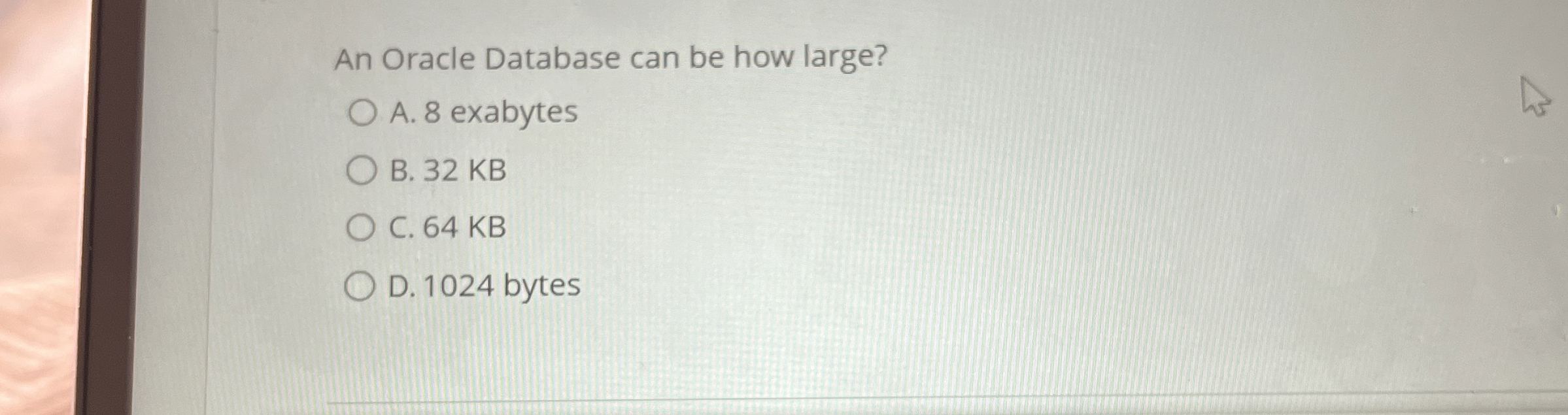 Solved Oracle uses the system Global Area (SGA) ﻿for the | Chegg.com