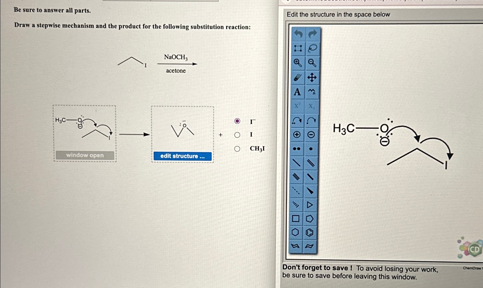 Solved Be sure to answer all parts.Draw a stepwise mechanism | Chegg.com