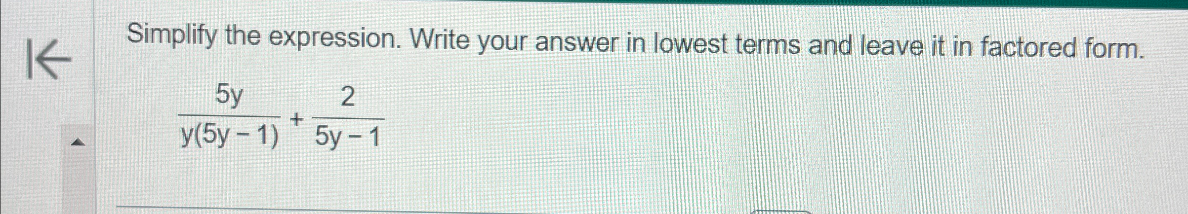 Solved Simplify the expression. Write your answer in lowest | Chegg.com