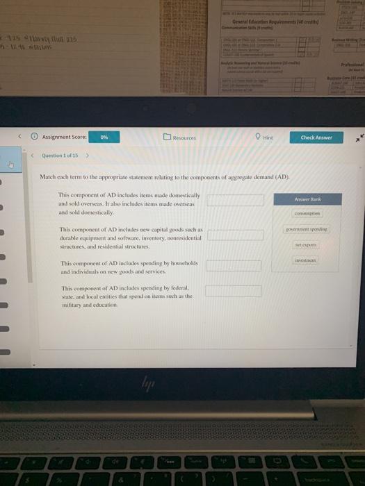 Solved 15 yun Assignment Score: 0% Hint Check Answer