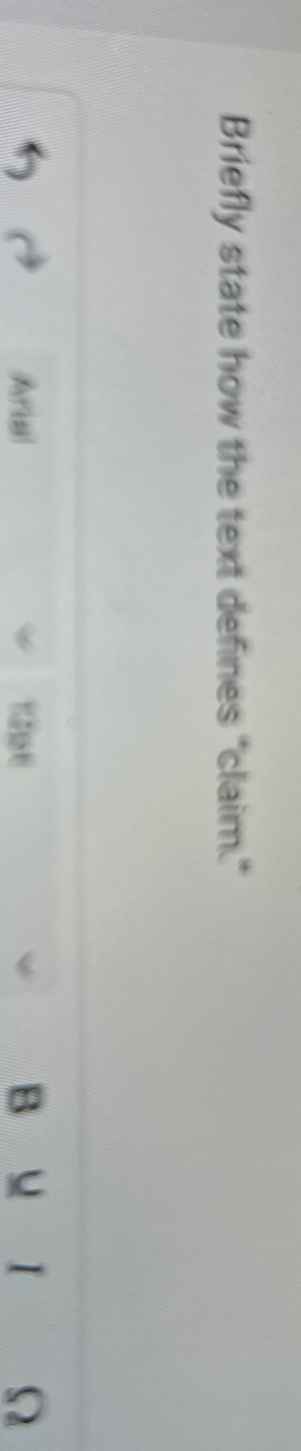 Solved Briefly state how the text defines "claim" | Chegg.com