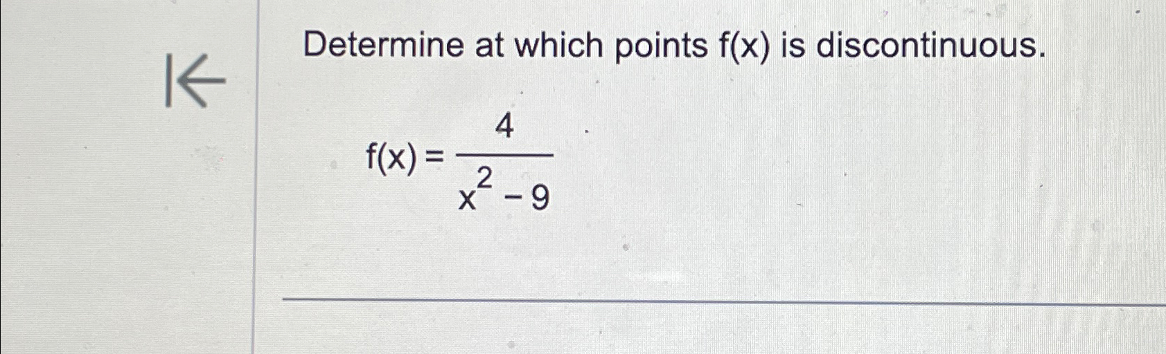 Solved Determine at which points f(x) ﻿is | Chegg.com