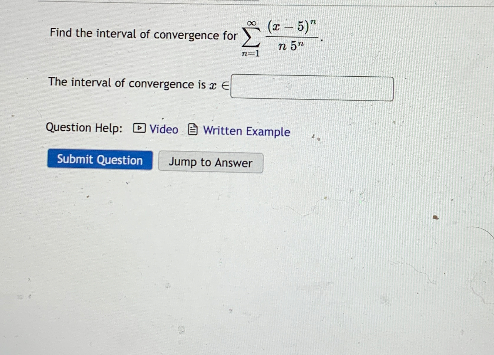 Solved Find the interval of convergence for | Chegg.com