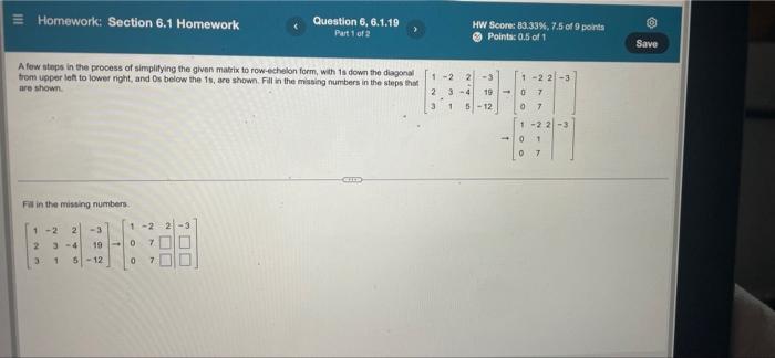 Solved Homework Section 6 1 Homework Question 6 6 1 19
