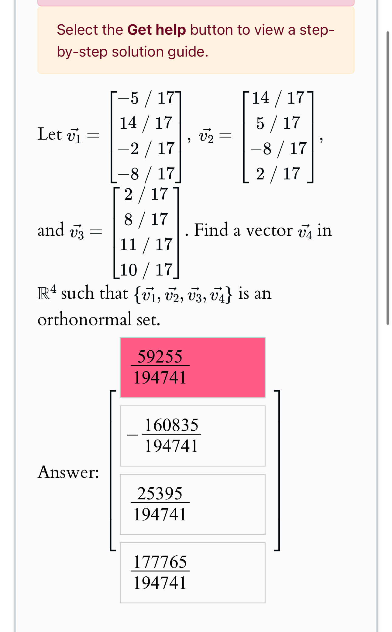 Solved Select the Get help button to view a step-by-step | Chegg.com