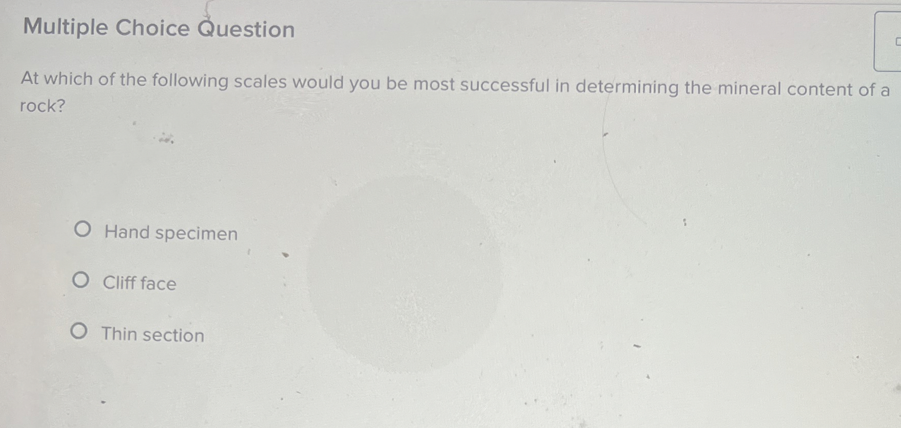 Solved Multiple Choice QuestionAt which of the following | Chegg.com