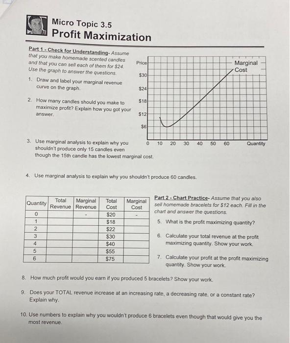 Solved Part 1 - Check for Understanding- Assume that you | Chegg.com