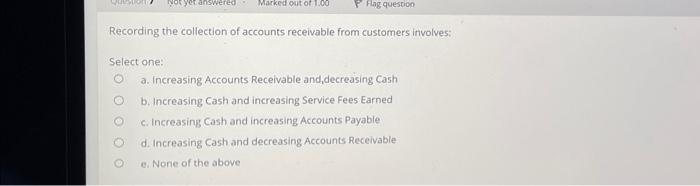Solved Recording the collection of accounts receivable from | Chegg.com