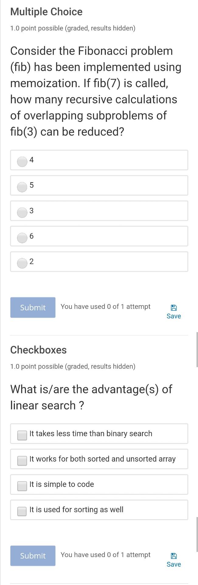 Solved Multiple Choice 1.0 point possible (graded, results | Chegg.com
