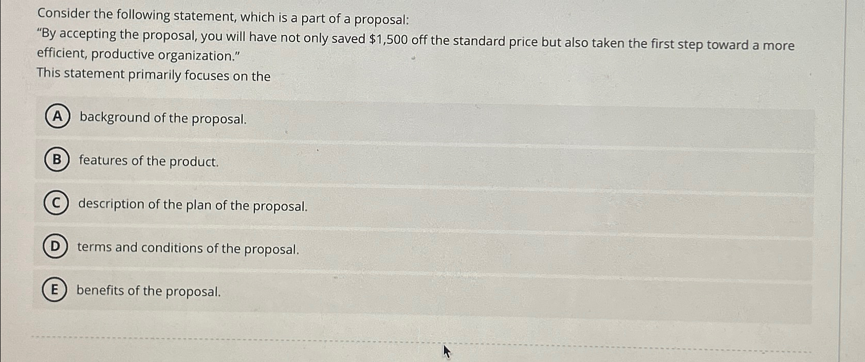 Solved Consider the following statement, which is a part of | Chegg.com