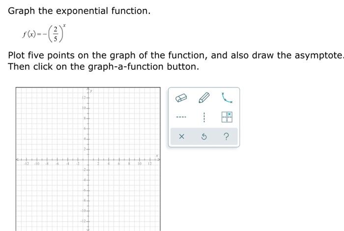 Solved Graph the exponential function. -- (3) Plot five | Chegg.com