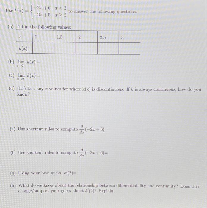 Solved Use (3) - 2x + 6 I