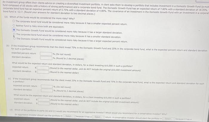 Solved comerate bond furt tocks with a Wistory of strong | Chegg.com