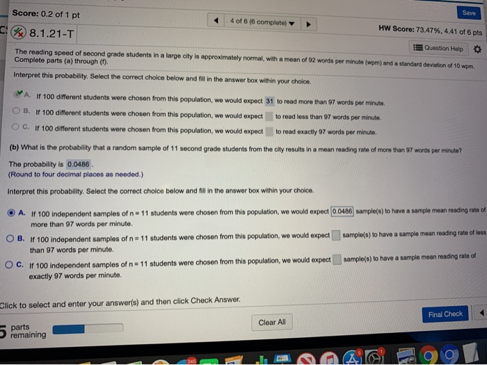 Solved Save Score 0 2 Of 1 Pt 4 Of 6 6 Complete Hw Score